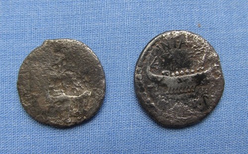 Ancient Roman Coin (s) - Republican Silver Denarii/Roman Galley | eBay UK