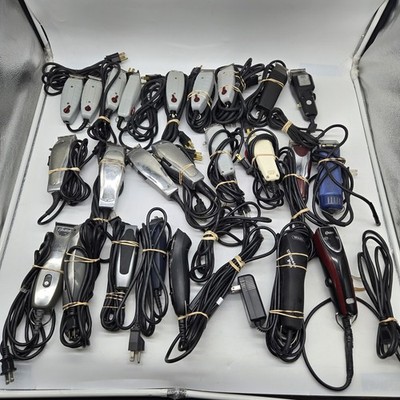 Barber Clippers Professional Lot of 24 Wahl-Andis Parts or Repair ...