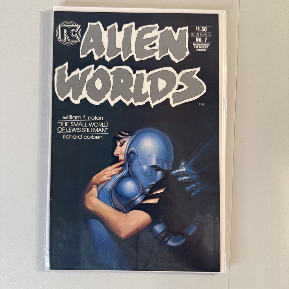 ALIEN WORLDS #1-7 + 3D + 1988 Poster (PACIFIC/ ECLIPSE) Dave Stevens | eBay