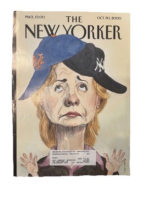 New Yorker Magazine Cover Only Oct.30 2000 “Twin Bill,” by Barry Blitt ...