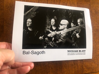 Bal-Sagoth Symphonic Black Metal Music Group Very Rare VNTG 5X7 Press ...
