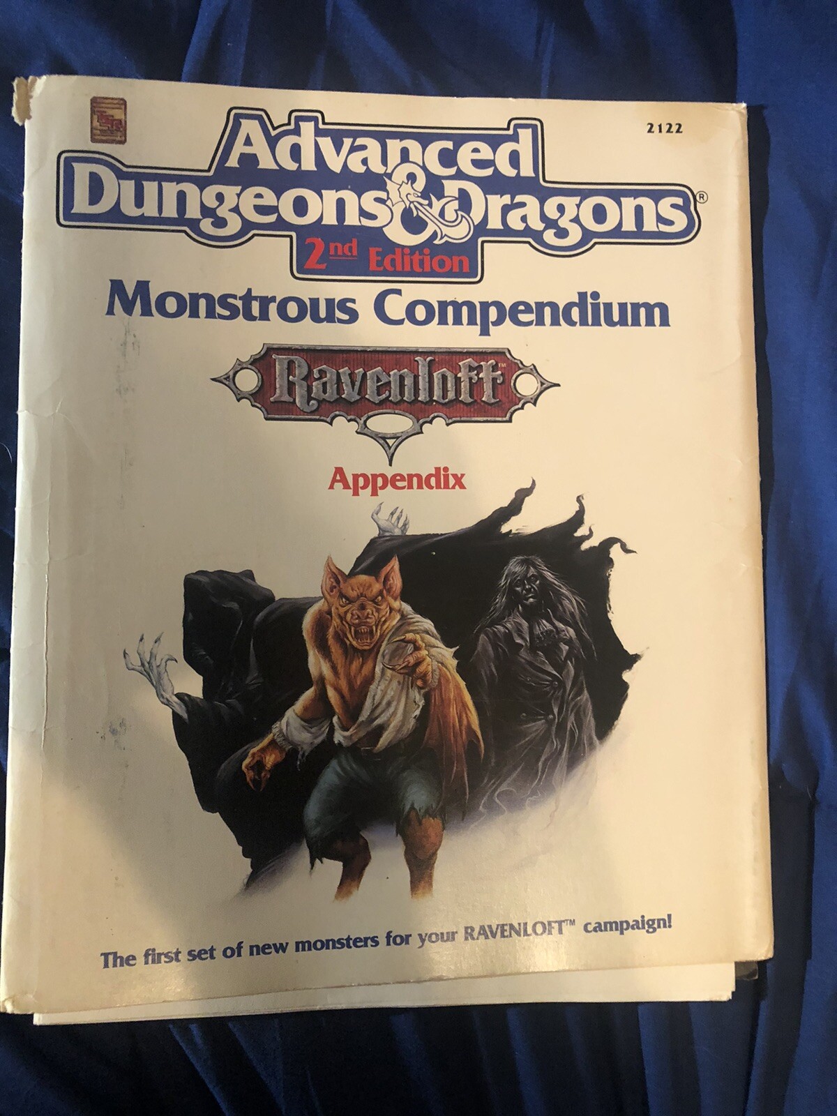 TSR AD&D 2nd Ed Monstrous Compendium Ravenloft Appendix #1 VG+ Vintage ...