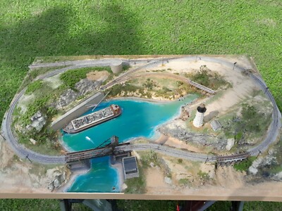 N Scale Model Train Layout (48 1/2 by 30 1/2) DCC or DC. Rasch studios ...