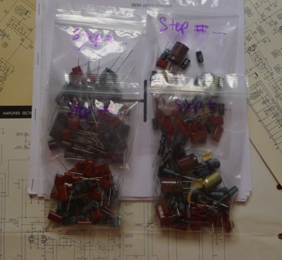 Pioneer SA-600 rebuild restoration recap service kit repair filter ...