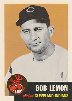 1991 Topps Archives 1953 #284 Bob Lemon Cleveland Indians Baseball Card ...