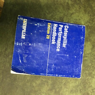 CATERPILLAR CAT PERFORMANCE HANDBOOK EDTION 28 MANUAL BOOK ...