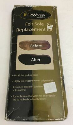 frogg toggs Wade Wear Felt Sole Replacement Kit-SHIPS N 24 HOURS | eBay
