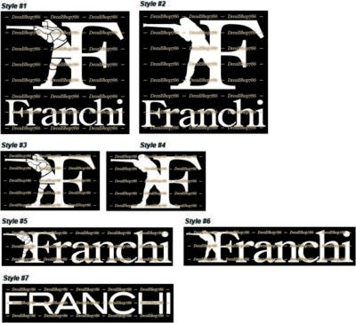 Franchi Firearms - Hunting/Outdoor Sports - Vinyl Die-Cut Peel N' Stick ...