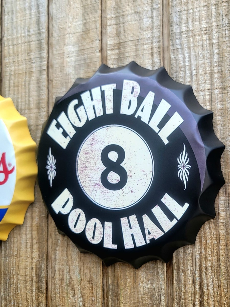 Billiards Signs CUSTOM BILLIARDS AND POOL HALL SIGN – Cedar & Sage