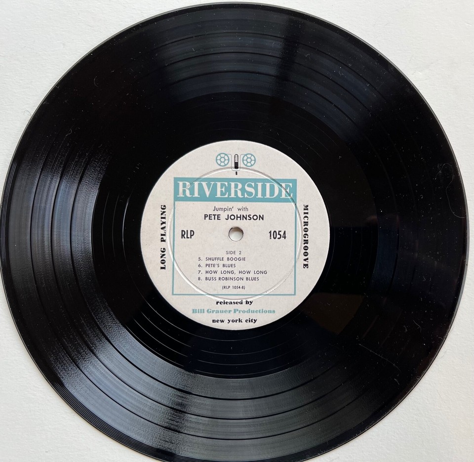 Pete Johnson - Jumpin' With Pete Johnson 10" LP 1955 Riverside RLP 1051 ...