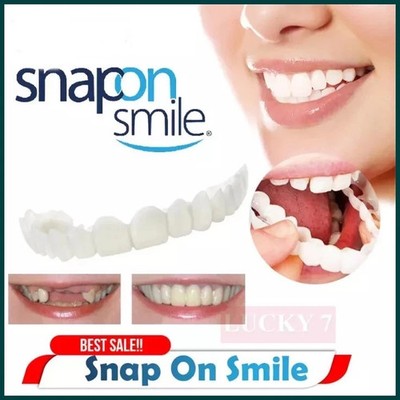 2 Set Snap On Veneers – Top & Bottom Temporary Teeth for Cosmetic Smile ...