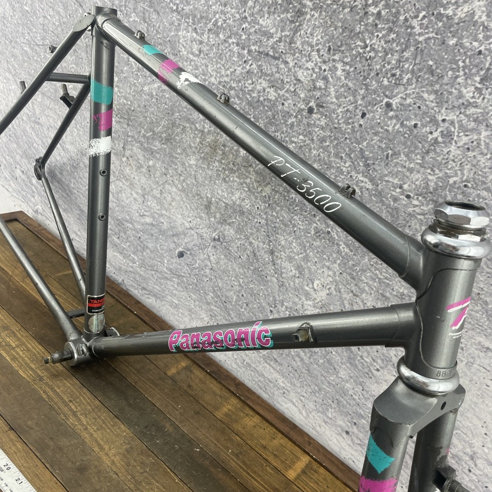 Vintage Panasonic PT-3500 Touring Bike Frame 49 cm 700c Tour Tange 1000 ...