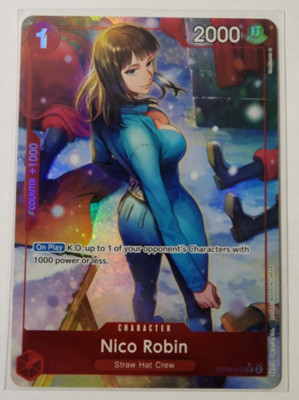 NICO ROBIN - One Piece TCG OP05-010 - FA Full Art - Premium Booster ...