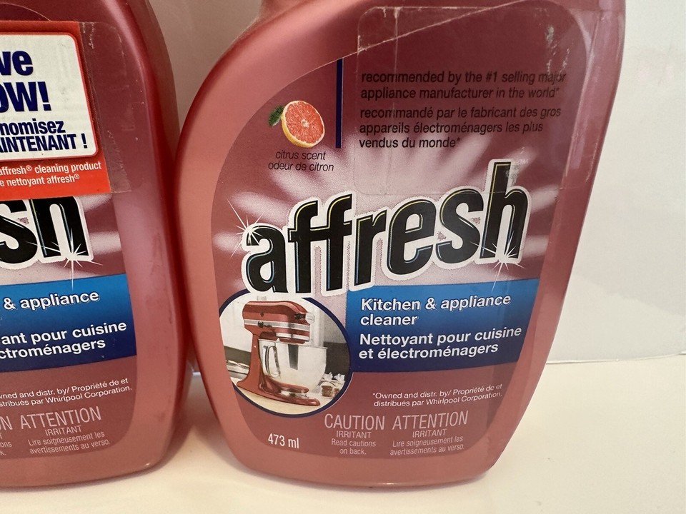 2x Affresh Kitchen And Appliance Cleaner Spray, Clean Citrus Scent, 16 ...
