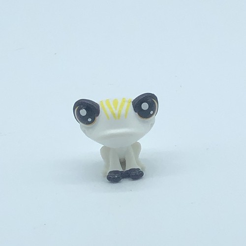 Littlest Pet Shop LPS MINI 1-22 frog white yellow black LB Froglegs | eBay