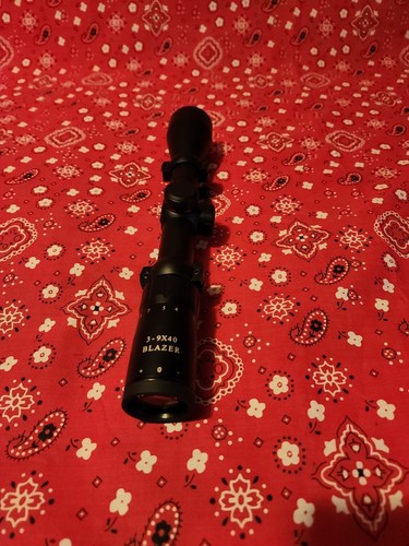 SIMMONS BLAZER 3-9X40 MATTE RIFLE SCOPE DUPLEX RETICLE WITH RINGS | eBay