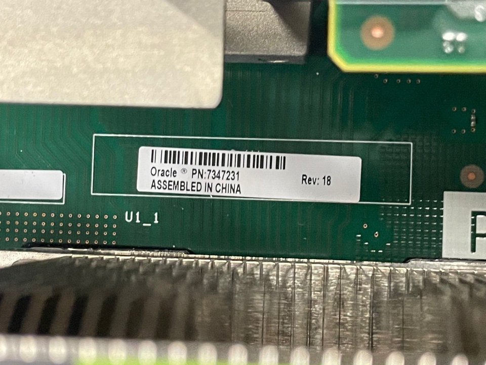 Oracle 7335280 X7-2L Motherboard System Board Assembly. WITH HEATSINKS ...