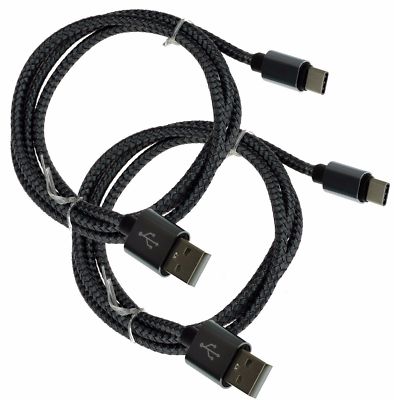 2x USB-C Data Cable USB Type C Cable Aluminum Charging Cable for Razer ...