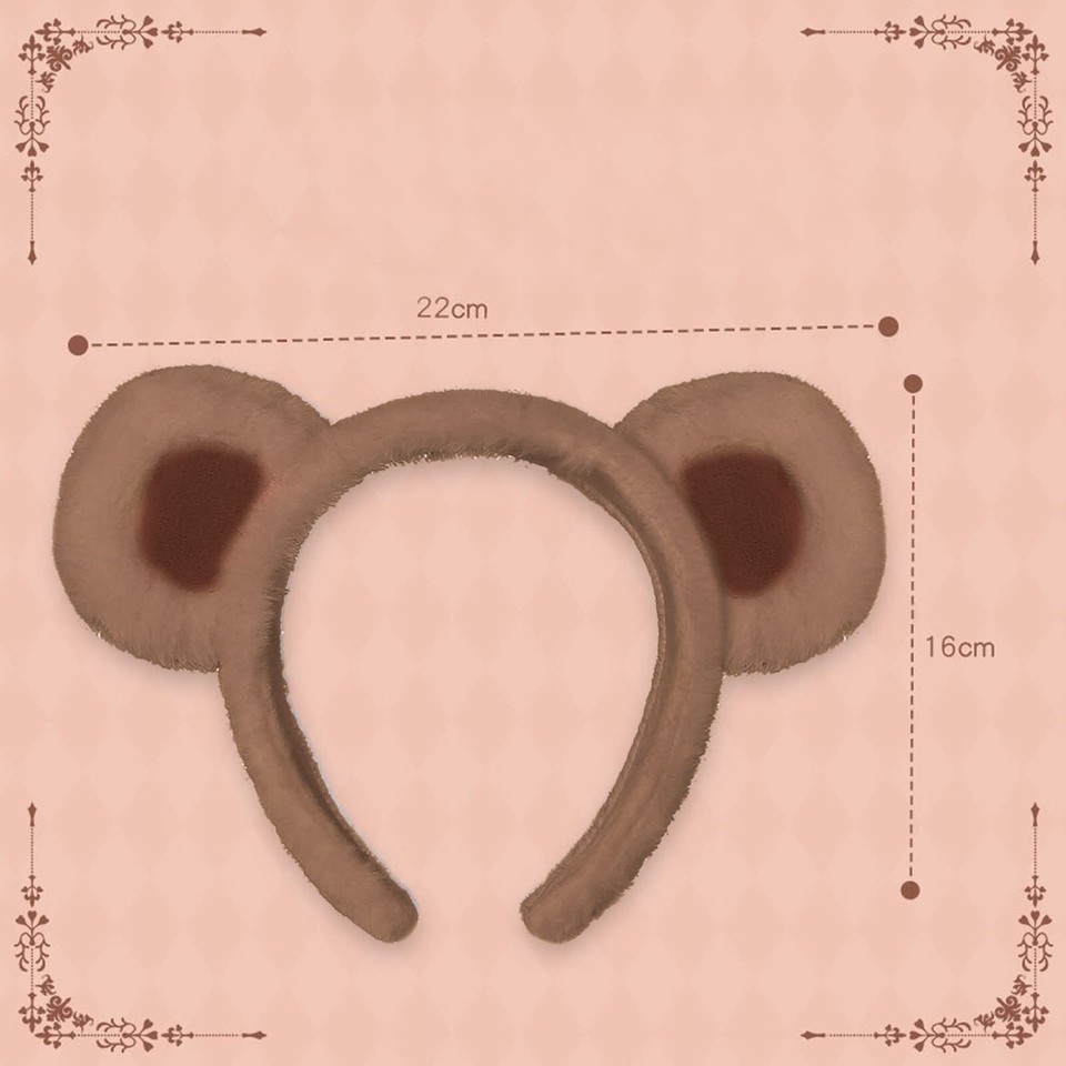 Brown Bear Ears Headband Bear Headband Arthur Costume Cute Headband ...