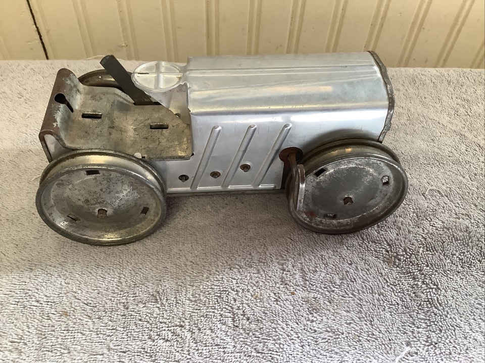 Vintage Louis Marx Wind Up Toy Tractors Dozer N.Y. 200-5-Ave works as ...