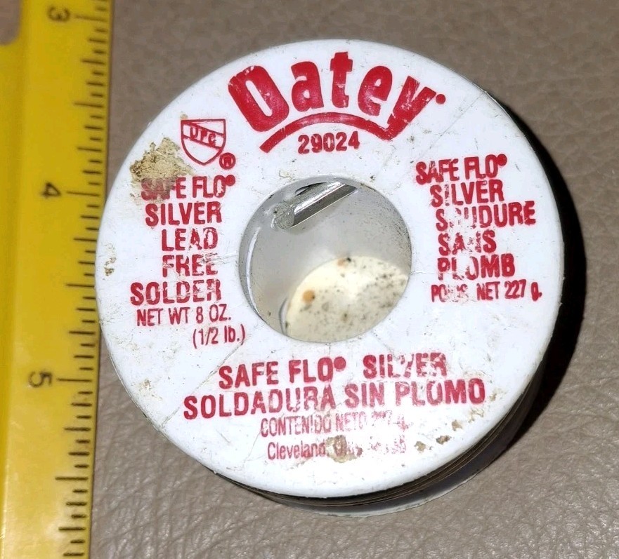 Oatey Safe Flo Silver Lead Free Solder 1/2 lb 29024 | eBay