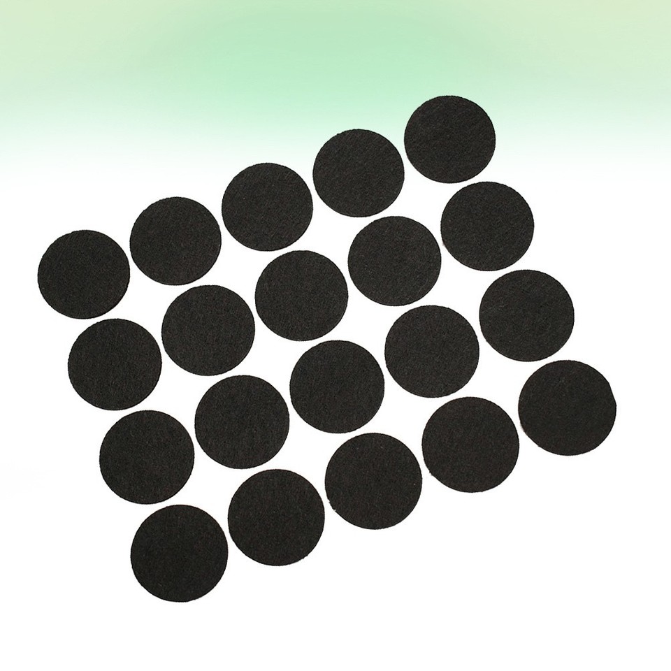 100 Pcs Round Protective Mats Floor Protectors Chair Pads Furniture ...