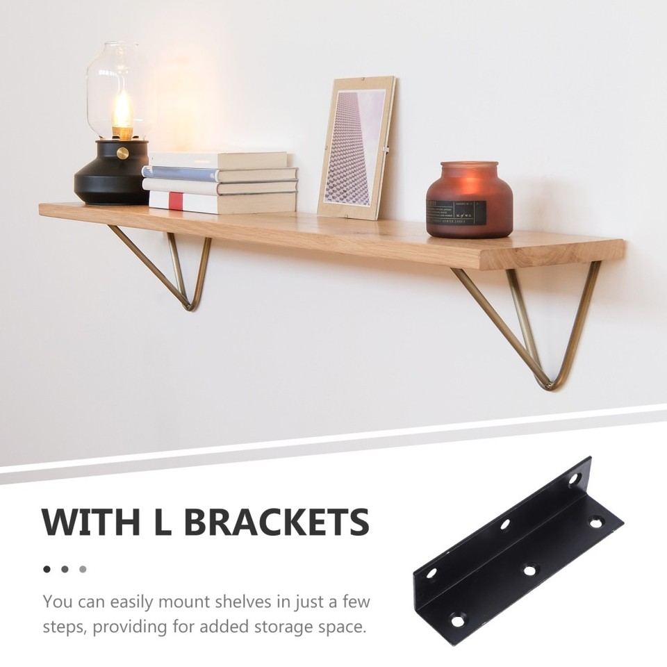 4pcs Right Angle Brackets Cast Iron Angle Brackets L Angle Brackets ...