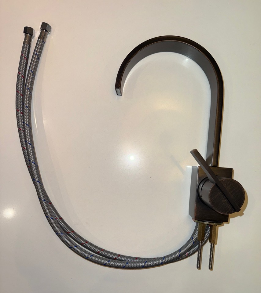 Signature Hardware T60431AG Single-Hole Bathroom Faucet - Oil Rubbed ...