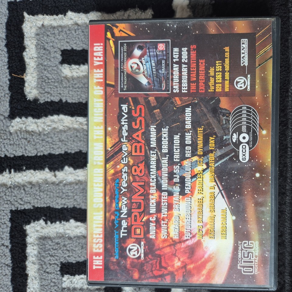 Slammin Vinyl 6x CD - NYE FESTIVAL 2003 - Drum & Bass - One Nation ...