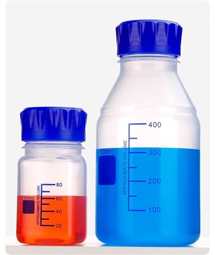 GL45 Cover Plastic Reagent Bottles 100ml-2000ml for Chemistry Lab Use ...