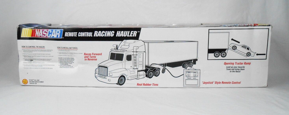 ToyBiz NASCAR Bill Elliot Team McDonalds Remote Control Racing Hauler ...