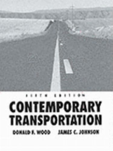 Contemporary Transportation by Wood, Donald F. 9780133769715 | eBay