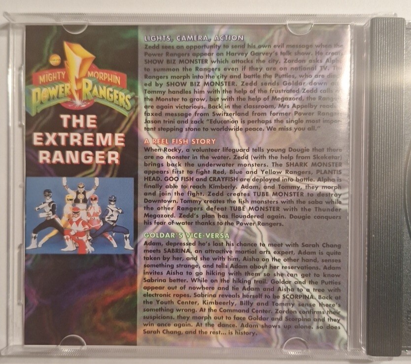 Mighty Morphin Power Rangers - The Extreme Ranger - Video CD VCD Not ...