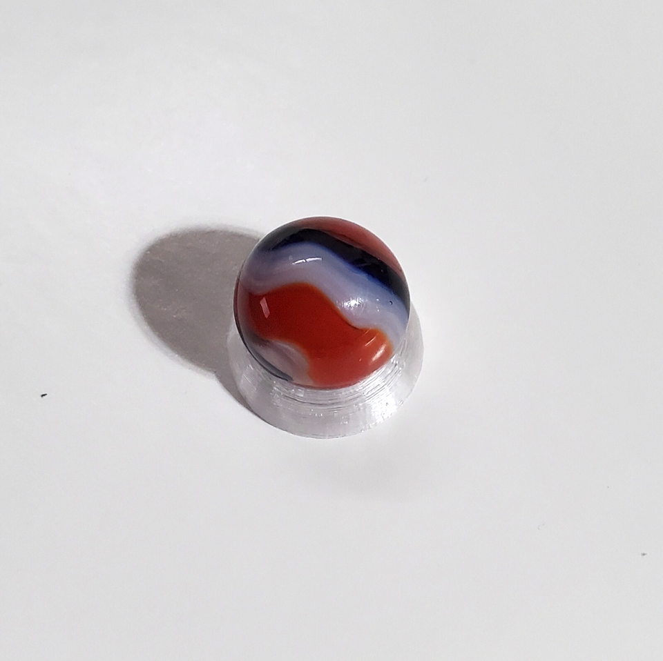 Vintage Akro Agate Popeye Marble - 0.651", Red-Blue-White Liberty | eBay