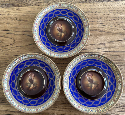 Rare FSC Friedrich Simon Carlsbad Demi Portrait Plates | eBay