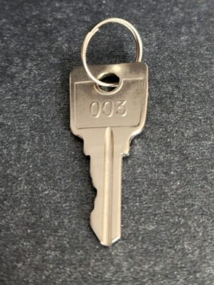 1 x 003 key to suit 003 lock barrels (Fire Brigade Key) | eBay Australia