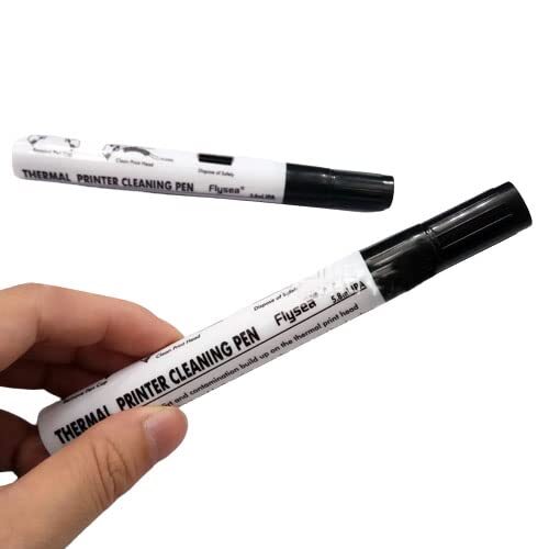 Thermal Printer Cleaning Pen Printhead Cleaner Kit for Electronic Face ...