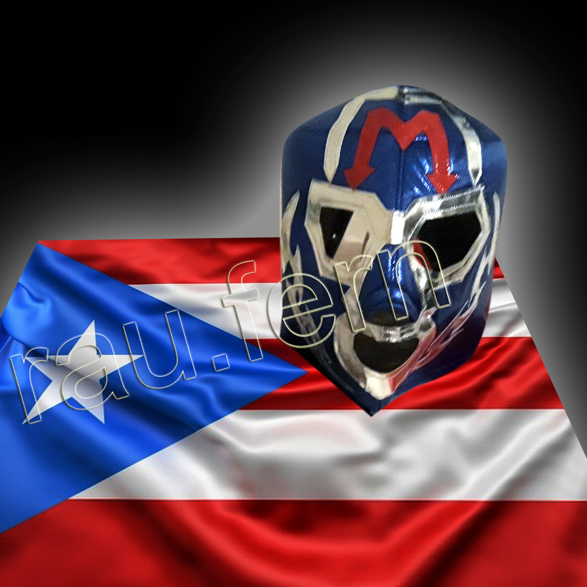 Wrestling mask. Puerto Rico legends Mil Muertes Cibernetico. | eBay
