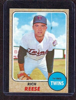 1968 Topps Baseball Card #111 Rich Reese, Minnesota Twins, NM-MT! | eBay
