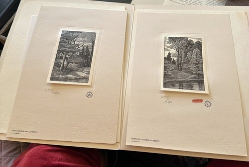 lot Of 2 Waldon Pond Summer + Winter Thomas Nason Limited Edition ...