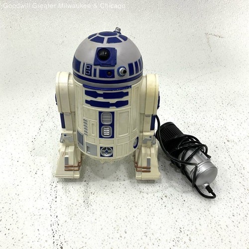 Star Wars R2D2 White Blue Robot Remote Control Figure Lucas Film 1997 ...