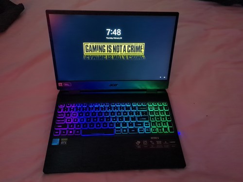 acer nitro 5 gaming laptop color: black RTX 3050Ti 16GBs ram Intel ...