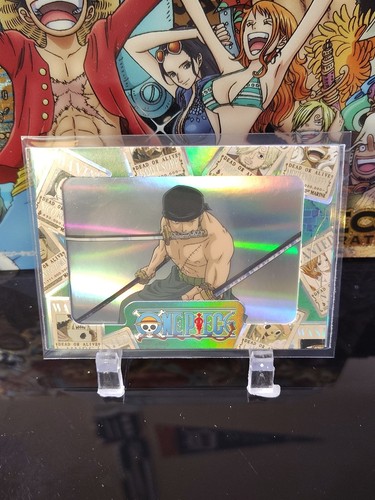 RORONOA ZORO 1 PIECE 01-23 UNSCANNED UNREDEEMED CYBERCEL SUPER RARE 1ST ...