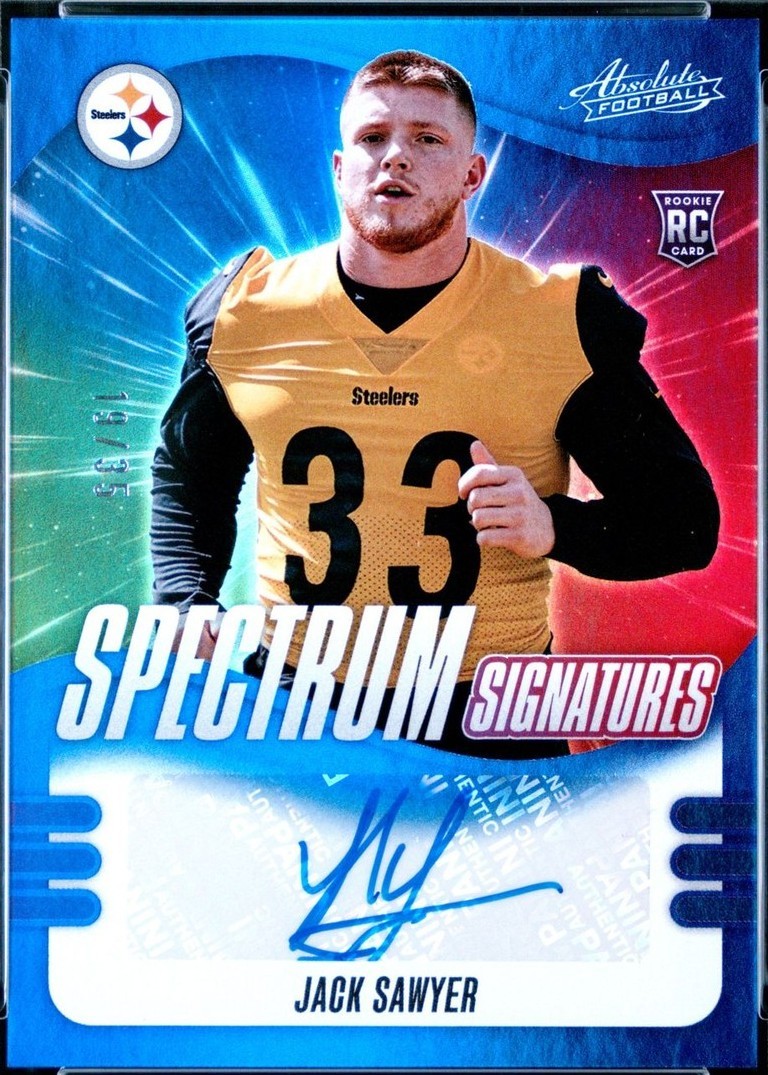 2025 Panini Absolute - Spectrum Signatures Jack Sawyer #SPS-JSR Blue ...