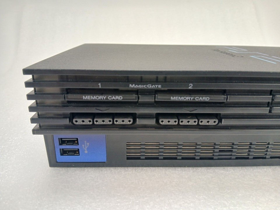 PS2 Fat Clear Midnight Black SCPH-50000 Region Free Plays USA Games ...