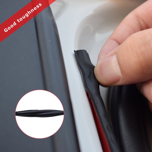 5M B-Shape Universal Car Door Seal Strips Rubber Engine Cover ...