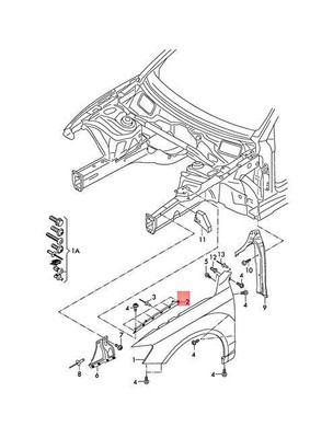 Genuine Bracket Left AUDI Q3 Rsq3 8U0821467A | eBay