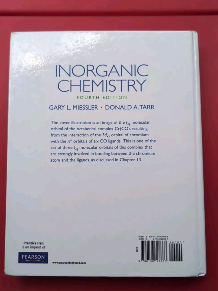 Inorganic Chemistry (4th Edition) - Hardcover By Miessler, Gary L ...