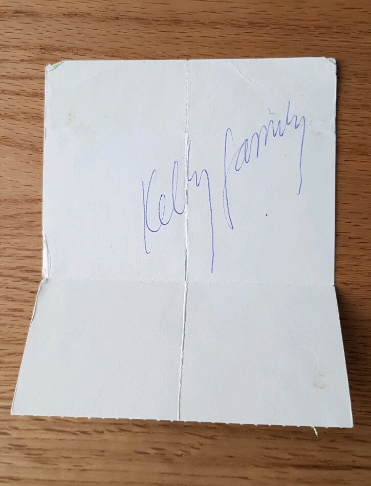 Original Autogramm Kelly family von 1994 auf Eintrittskarte ...