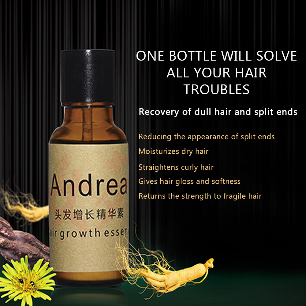 Andrea Hair Regrow Oil Growth Ginger Essence Hair Loss Serum Treatment ...